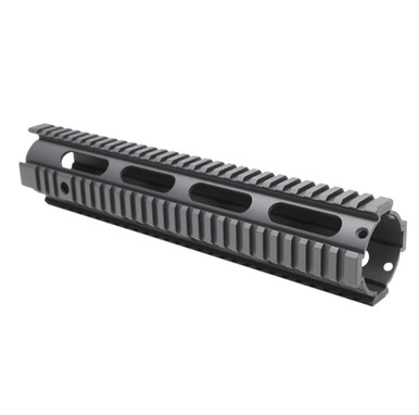 AR-15 12" Mid Length Free Float Handguard - Cerakote - Gray