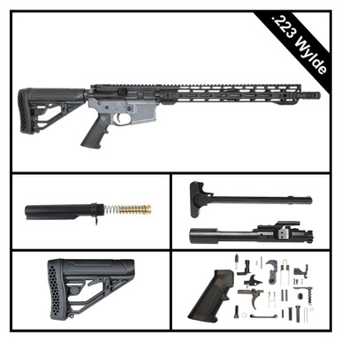 AR-15 .223 WYLDE "BLASTING ICE" 16-INCH RIFLE FULL BUILD KIT