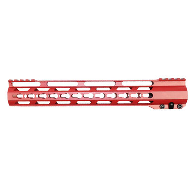 AR-15 Ultra Light 12" Rail System - Cerakote Red