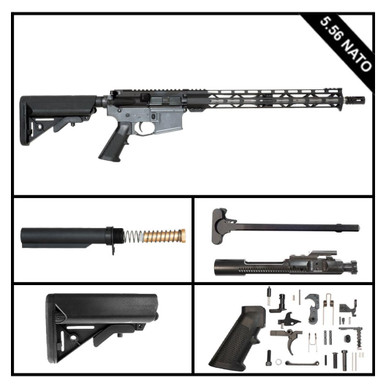 AR-15 5.56 NATO "BANE" 16-INCH RIFLE FULL BUILD KIT