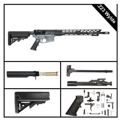 AR-15 .223 WYLDE "NIGHT’S SHADE" 16-INCH RIFLE FULL BUILD KIT