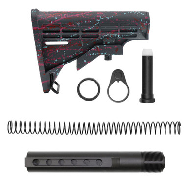 AR-15 COLLAPSIBLE STANDARD VERSION STOCK BODY-MIL SPEC - W/ 6-Position ...