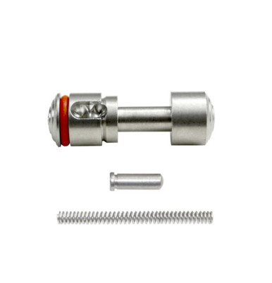 Push Button Safety for 223/308 with Pin and Spring, Stainless Steel