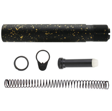 Buy AR-15 Complete Pistol Buffer Tube Kit CERAKOTE GOLD SPLATTER | MCS ...
