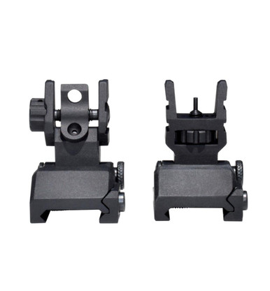 Advanced Tactical Flip Up Front and Rear Sight Set, Aluminum