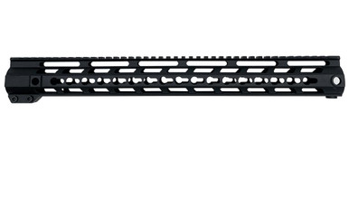 17″ Black AR-15 Free Float QD Keymod Handguard