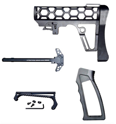 Skeletonized AR15 Stock Combo Anodized USA Made
