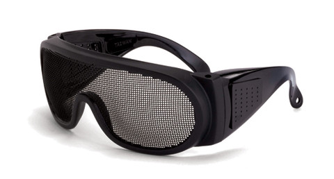 WIRE MESH LENS MATTE BLACK - Sierra Safety