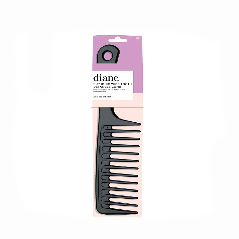 Diane 9.75" Ionic Wide Tooth Detangle Comb