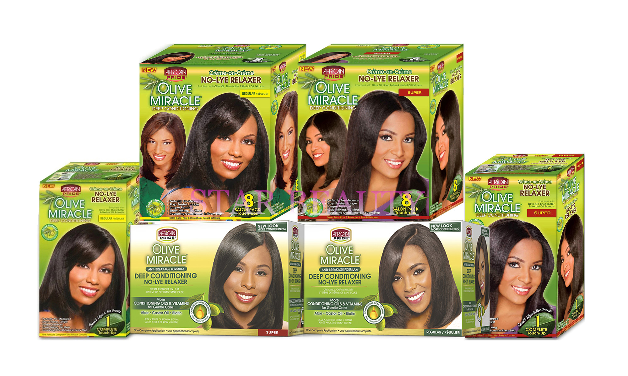 AFRICAN PRIDE NO LYE RELAXER COLLECTION