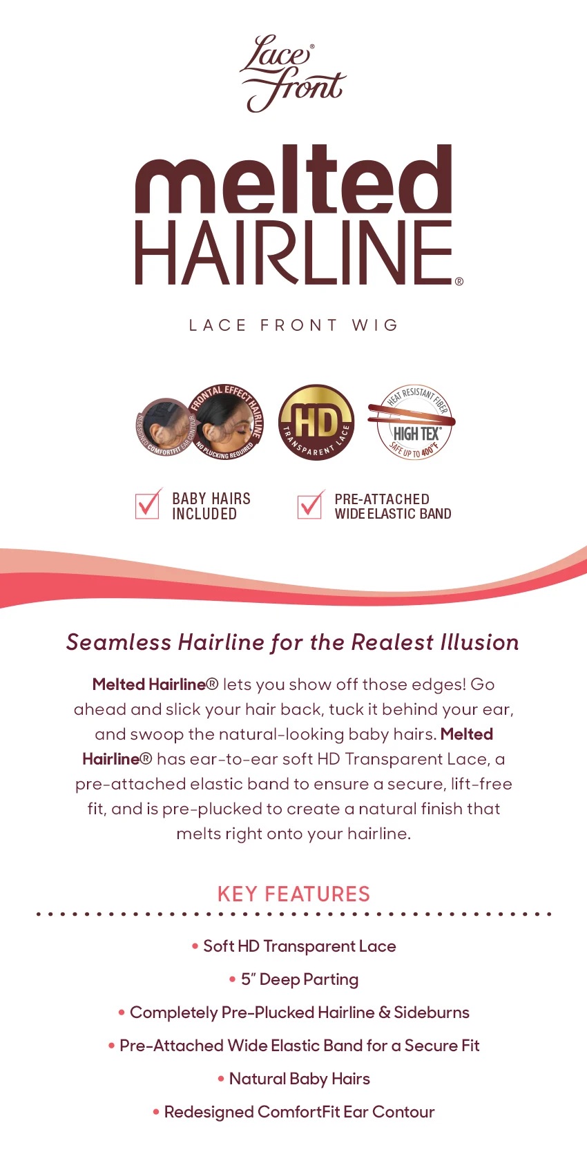 Outre Melted Hairline Synthetic Hd Lace Front Wig Lexanne
