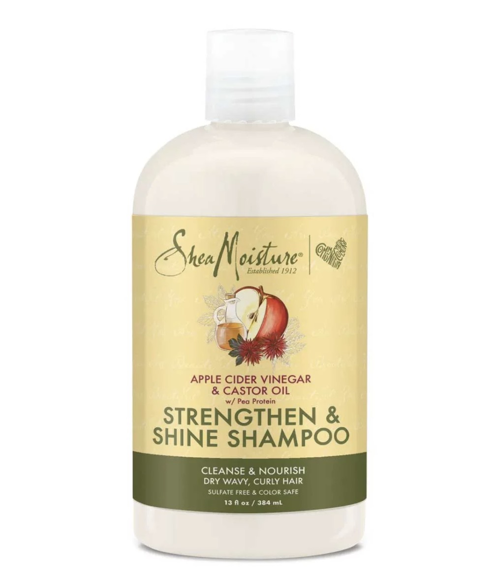 Shea Moisture Apple Cider And Castor Oil Strengthen And Shine Shampoo