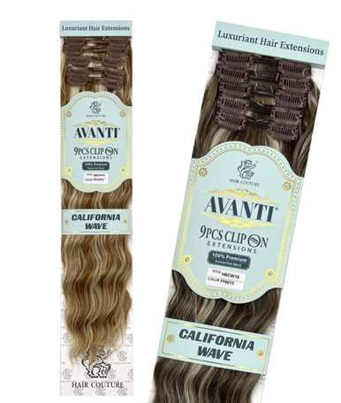 Hair Couture 100% Human Hair Extensions Avanti 9Pcs Clip-ins ...