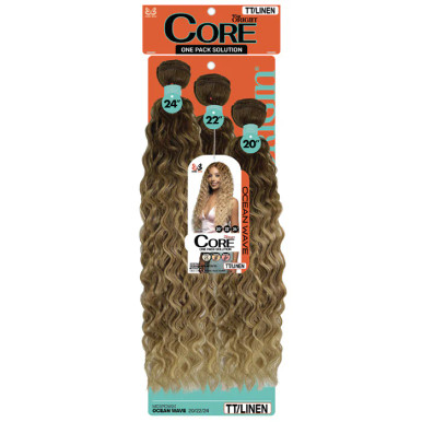 BOBBI BOSS Miss Origin Core One Pack 3pcs Weave - Ocean Wave (20"/22"/24")