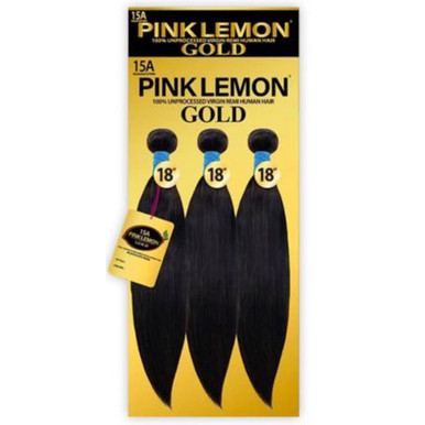 PINK LEMON TRIPLE GOLD Brazilian 3 Bundle Multi Pack - Straight