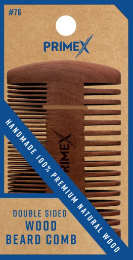 ANNIE PrimeX Premium Horsehair Wooden Beard Brush Soft