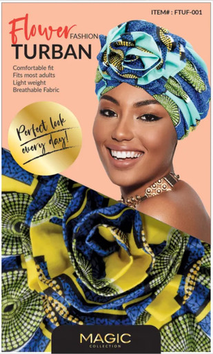 MAGIC COLLECTION Fashion Turban - Flower