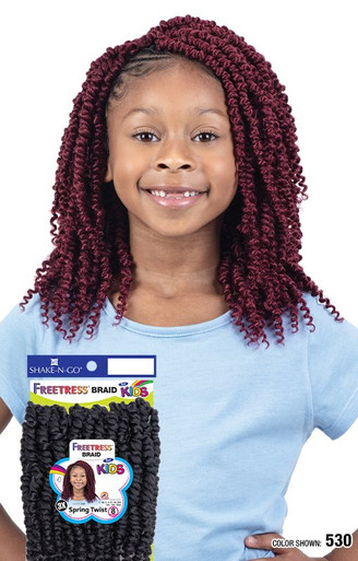 Freetress Braid Crochet - 3X Kids Spring Twist 8"
