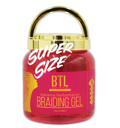 BTL Professional Braiding Gel Extreme Performance (3.4 oz - 72 oz)