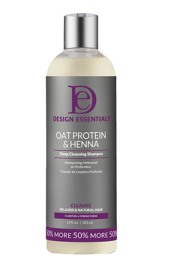Design Essentials Oat Protein & Henna Deep Cleansing Shampoo