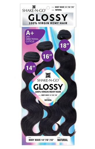 SHAKE N GO Glossy 100% Virgin Remy Hair Multi Pack - Body Wave