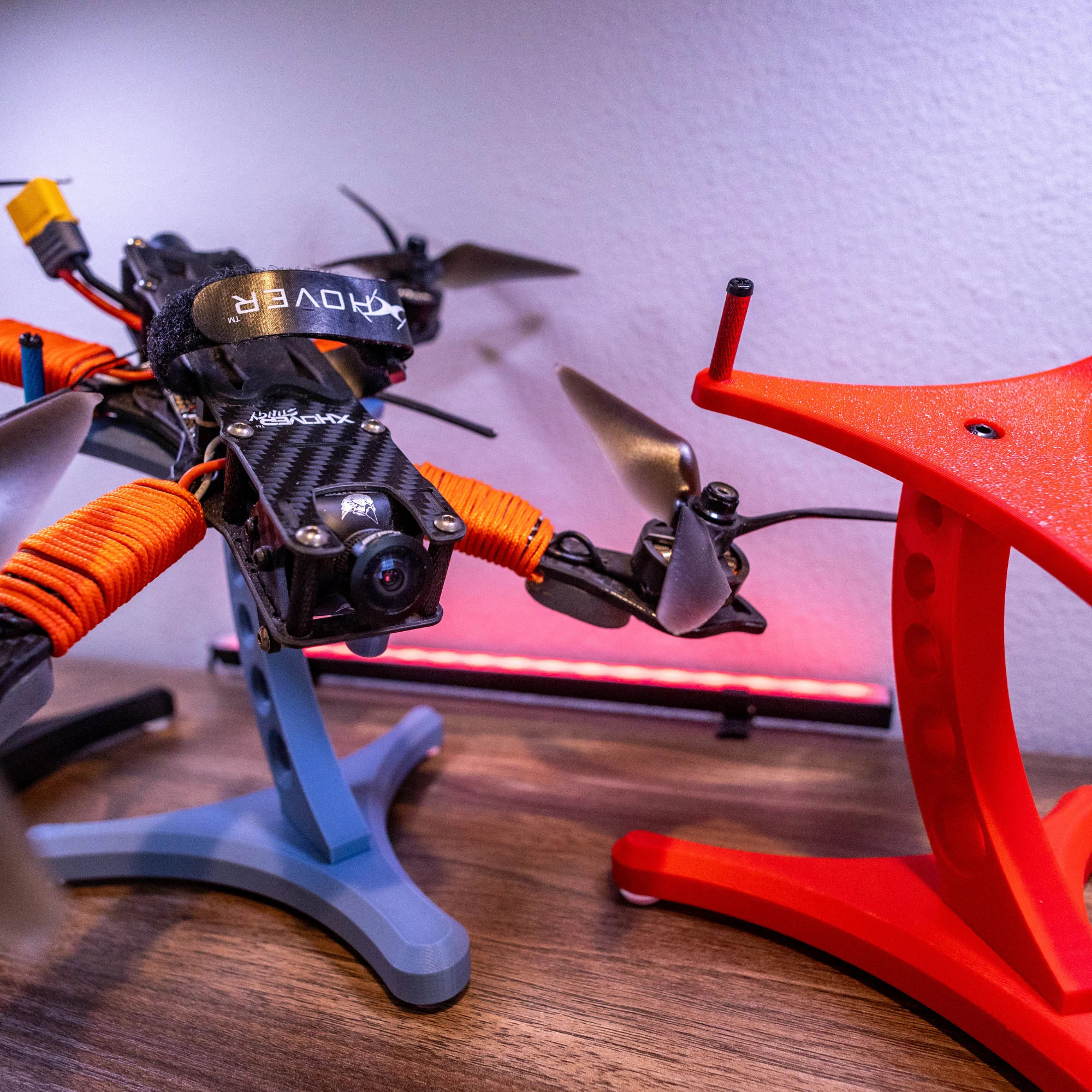 Custom FPV Drone Display Stand - Sleek, Futuristic Showcase