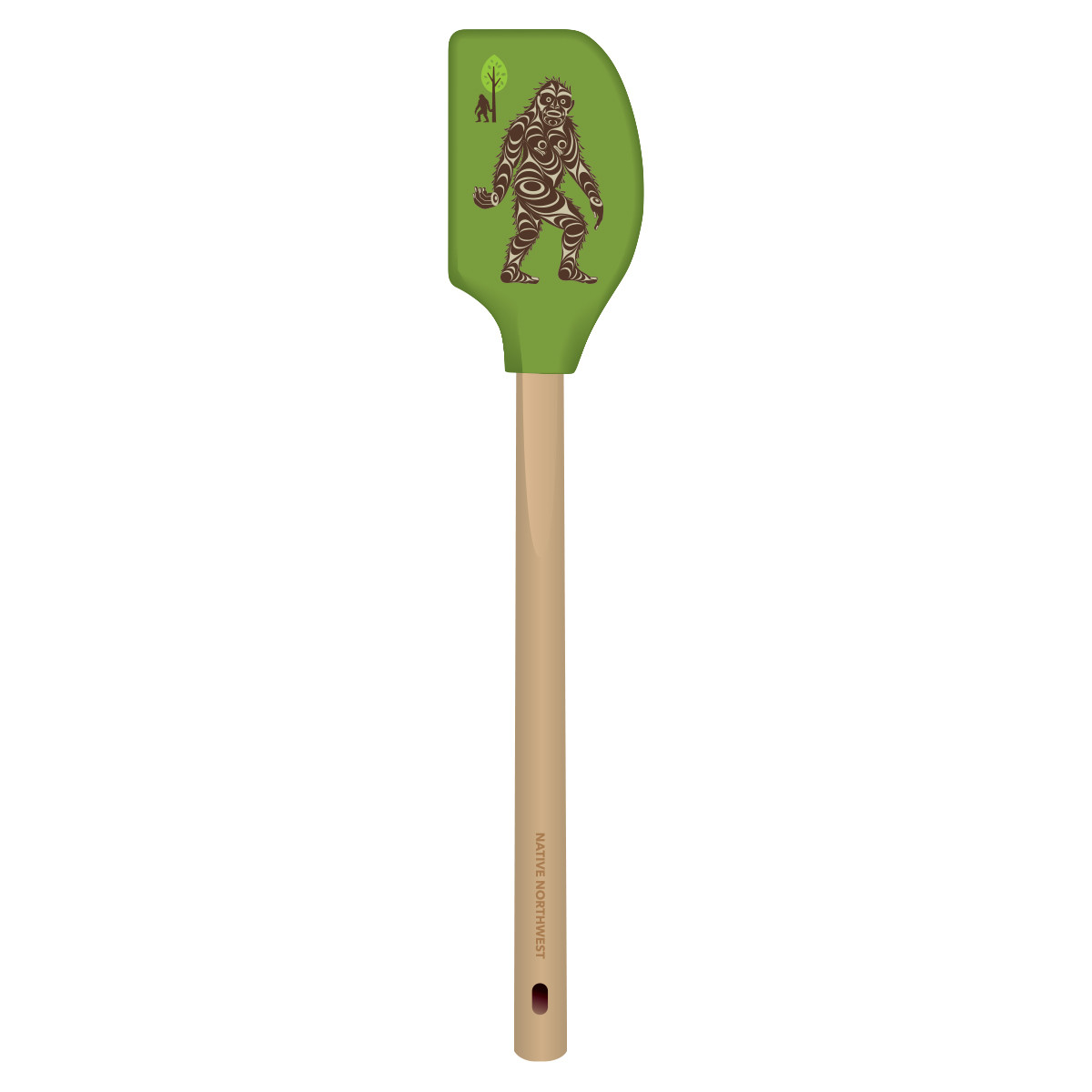 Large Spatula - Sasquatch, Francis Horne, Sr., Coast Salish | Native ...