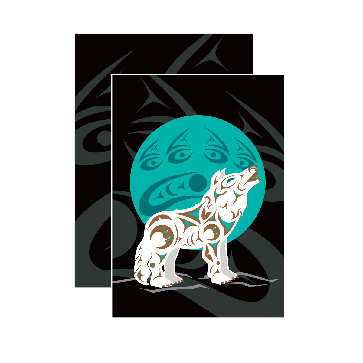 Notebook - Howling Wolf, Darrell Thorne, Coast Salish | Native Northwest