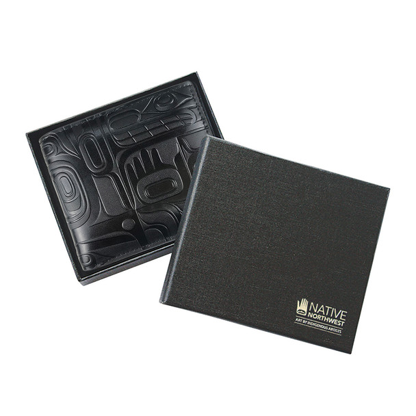 Leather Embossed Wallet - Tradition, Ryan Cranmer, Namgis | Native ...