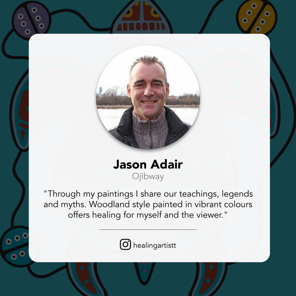 Sticker - Turtle, Jason Adair, Ojibway | Native Northwest