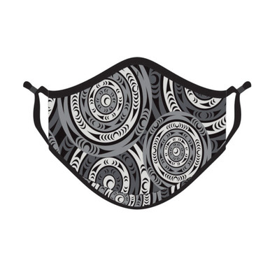 Reusable Face Mask - Life, LessLIE, Coast Salish | Native Northwest
