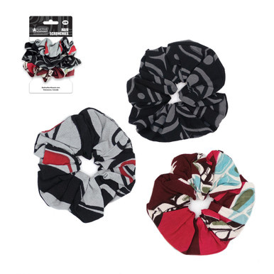 Hair Scrunchies 3 Pack (with assorted Haida designs), Various Artists ...