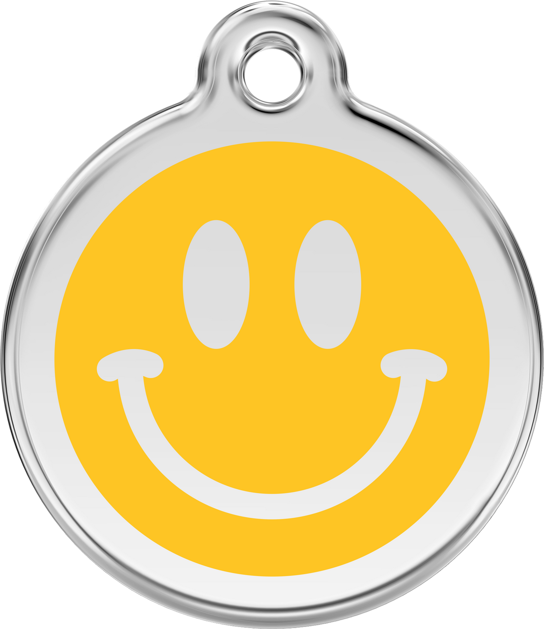 Red Dingo I.D. Tags Smiley Face | Dog Shop I.D. Tags | hiphoundshop.com
