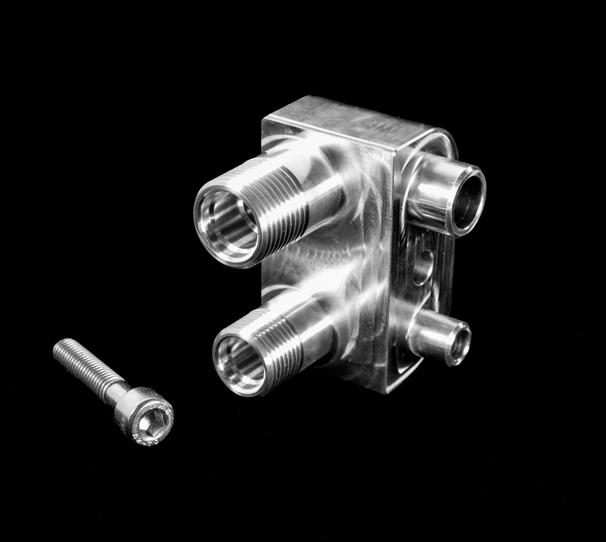 GM Gen V L86/L82/L83 Engine Swap Conversion A/C Line Compressor Adapter ...