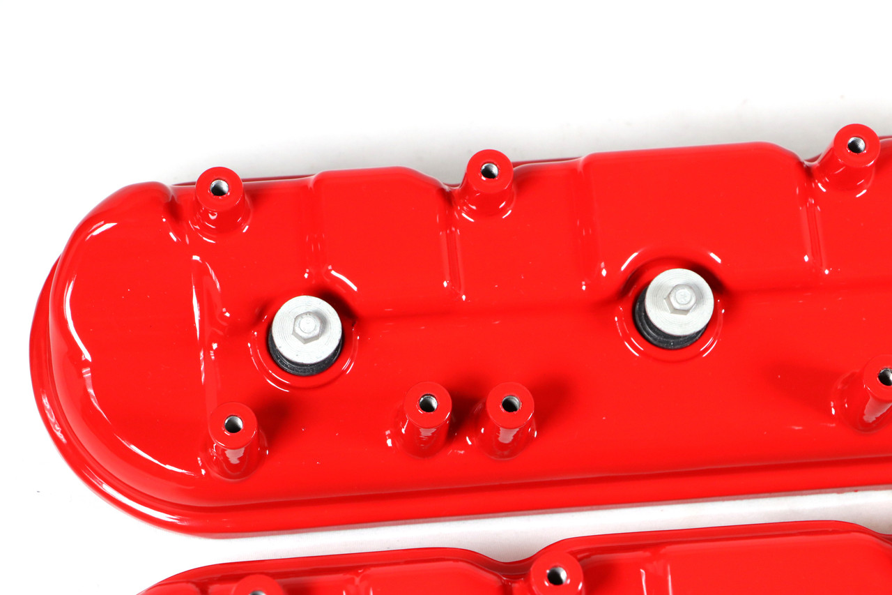 LS9 Corvette/LSA CTS-V & ZL1 Bare Valve Covers Powder Coated Red, GM ...