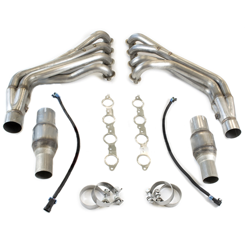 TSP 2010-2015 Camaro SS & ZL1 1-7/8" Long Tube Headers, Catted ...
