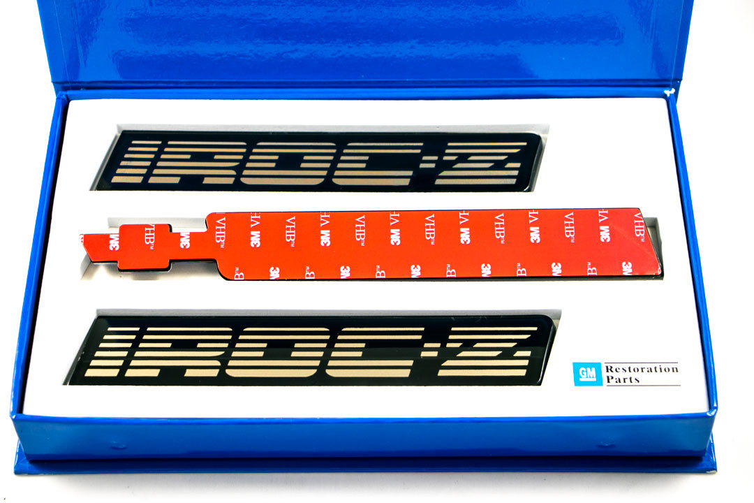 1988-90 Camaro IROC-Z Gold Emblems, GM Restoration Reproduction - Hawks ...
