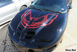 1998-02 Trans Am 80's Style Hood Bird, Screaming Chicken - Hawks Third ...