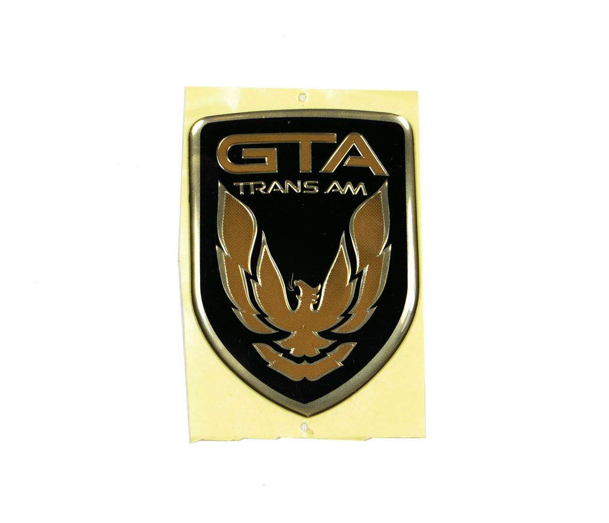 91-92 Trans Am GTA Front Bumper Emblem, Black, Reproduction - Hawks ...