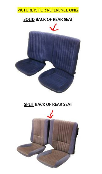 82-84 Firebird Trans Am Seat Upholstery Kit, New Replacement (7 Pleats ...