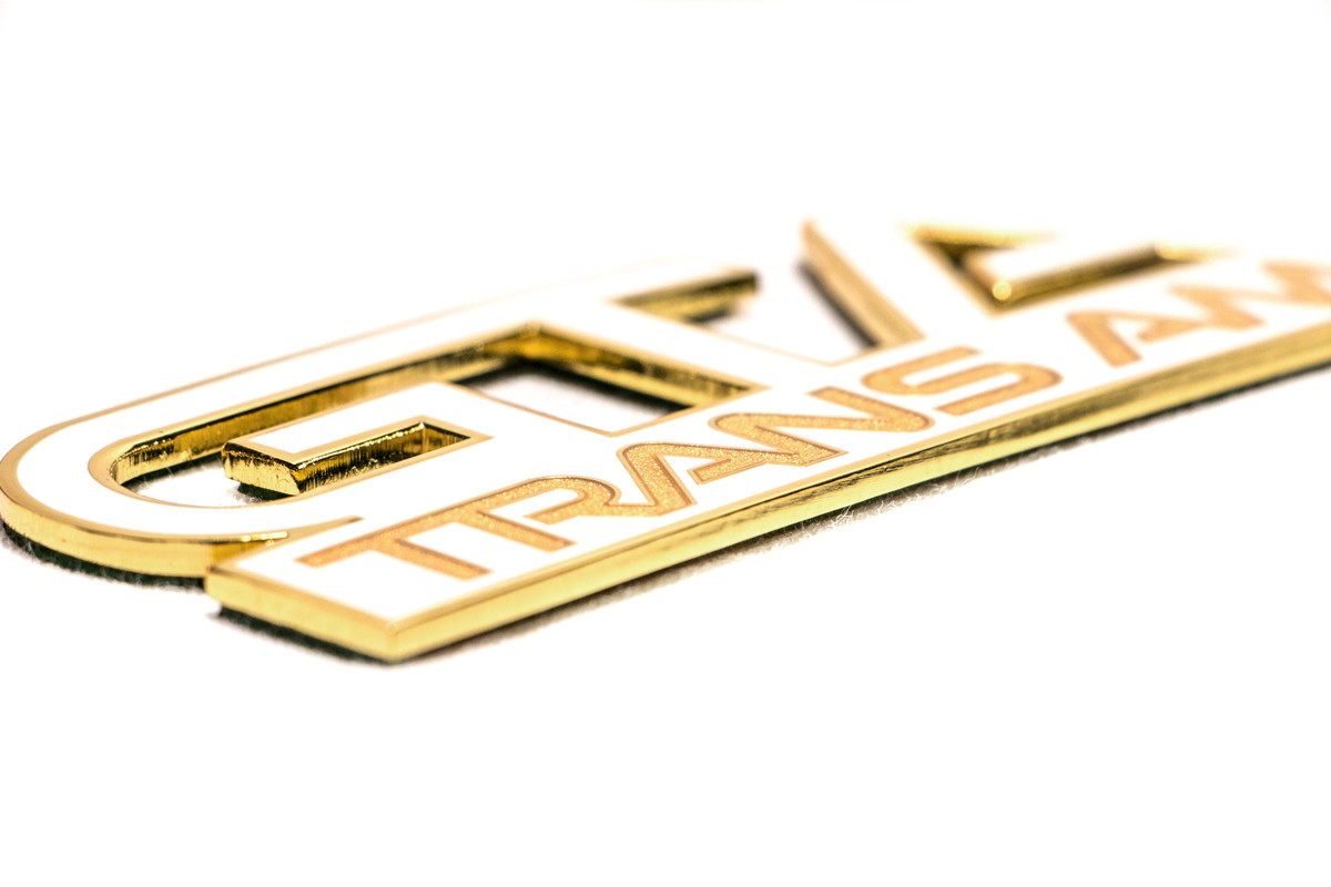 91-92 Trans Am GTA Emblem Set, White - Hawks Third Generation