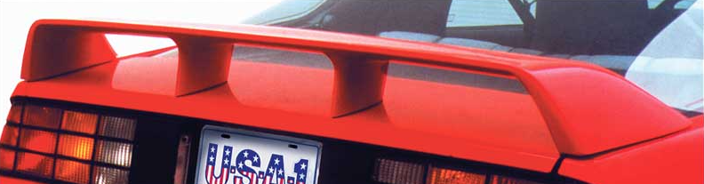 Camaro Reproduction 91-92 Z28 Rear Spoiler Aero / High Rise Style ...