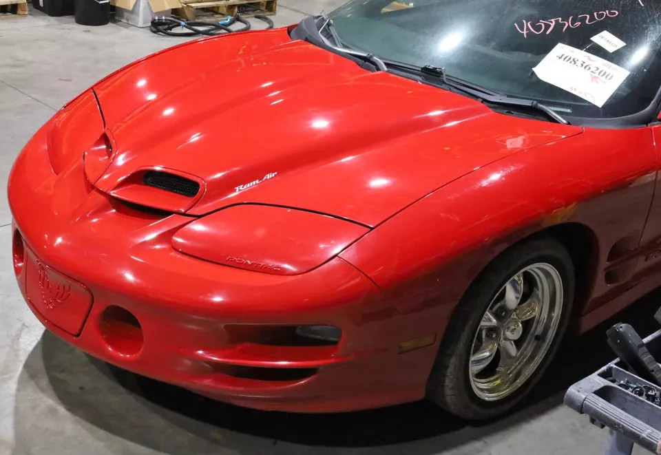 1998-2002 Trans Am WS6 Red Front End Clip Ram Air Hood Bumper ...