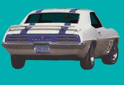 Phoenix Graphix 1969 Trans Am Decal Kit - Hawks Third Generation