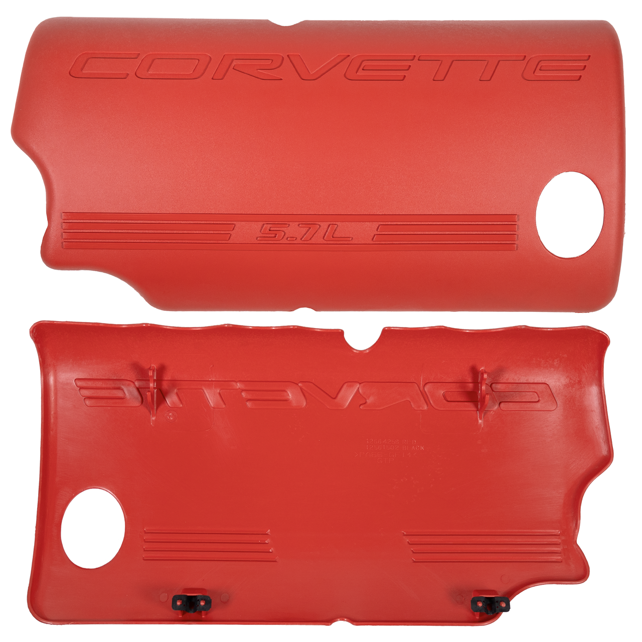 Genuine GM Engine Fuel Rail Cover Red 1999-2004 Corvette C5 Z06 LS1 LS6 ...