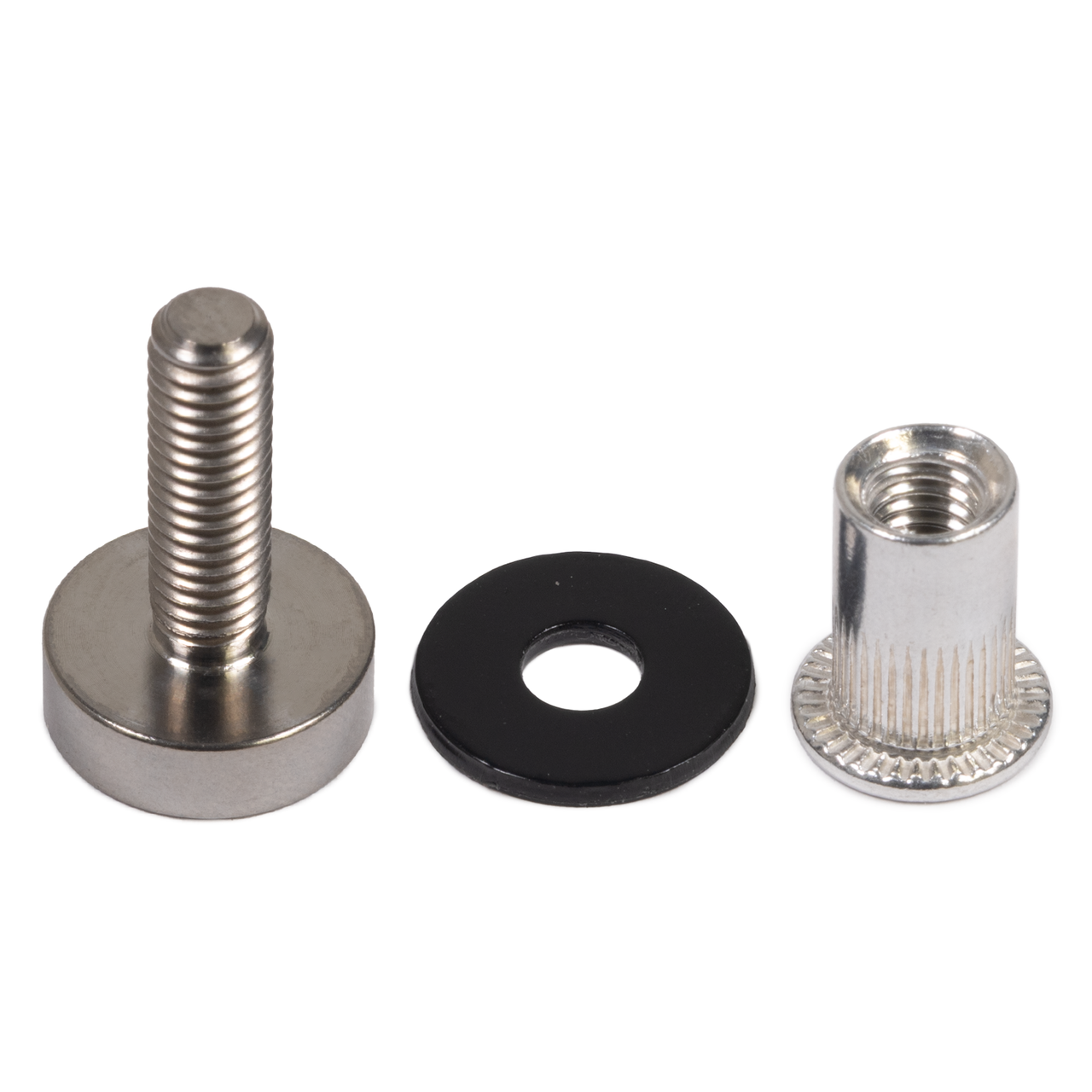 Silver Titanium M6 x 20mm Bolts – Set of 10 | Round Head Allen Drive ...