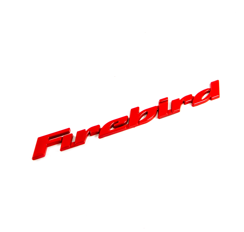 1993-2002 Firebird Door Letter Emblem - Hawks Third Generation