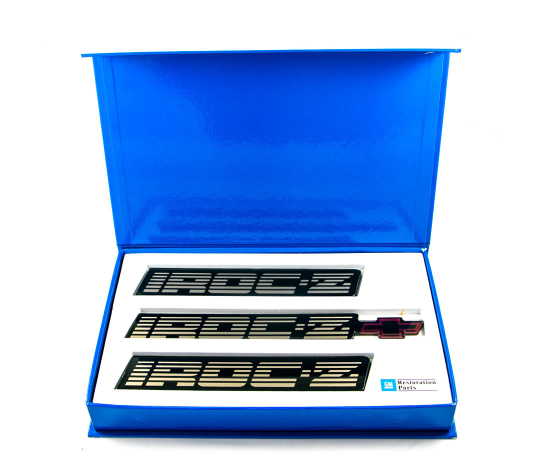1988-90 Camaro IROC-Z Gold Emblems, GM Restoration Reproduction - Hawks ...