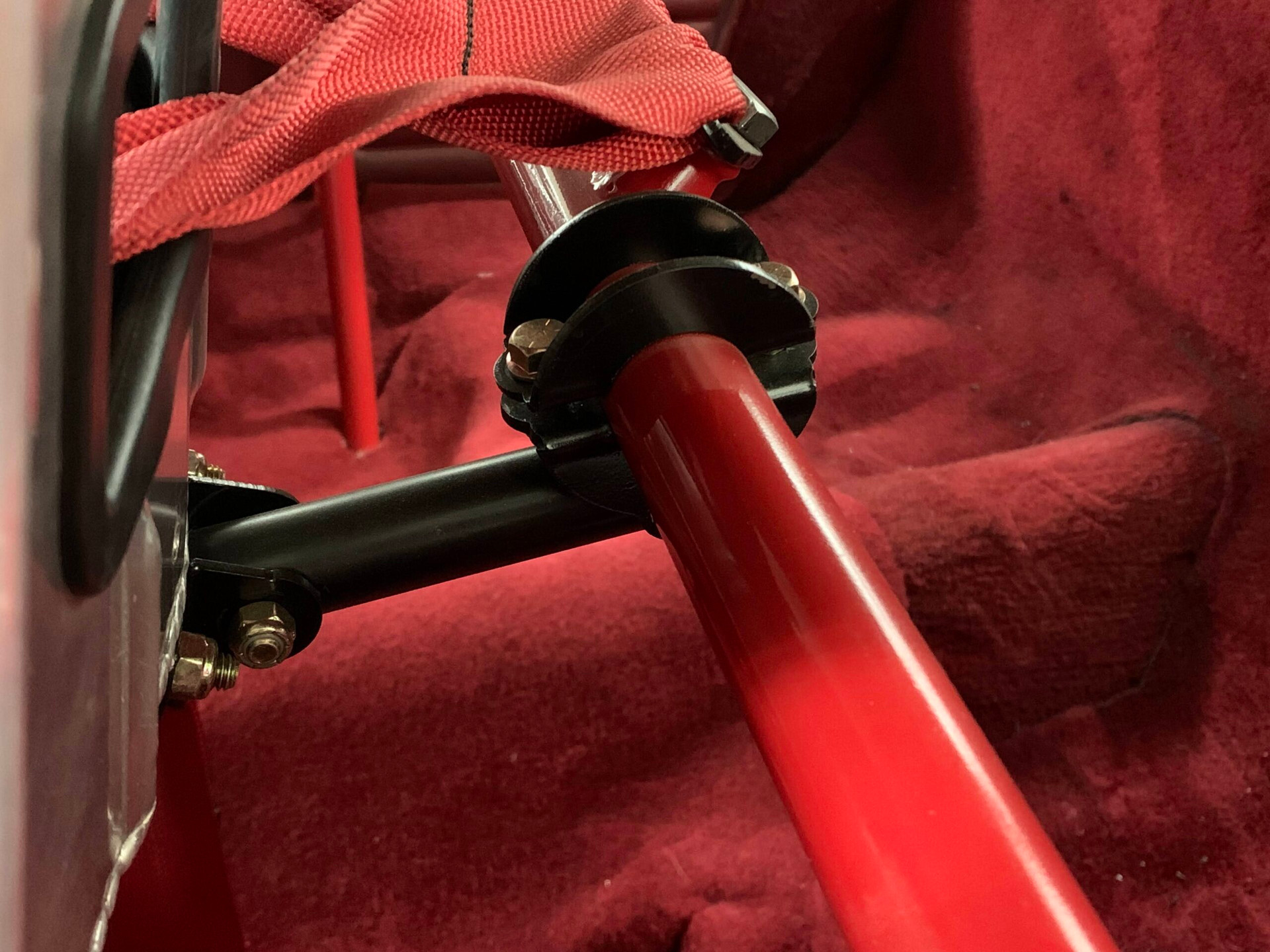 Bolt-On Seat Back Brace, Henderson Race Shop - Hawks Third Generation