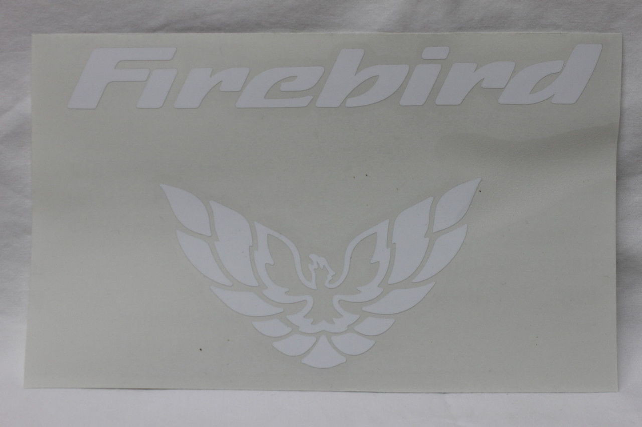 98-02 Firebird Rear Tail Light Filler Panel Decal - Hawks Third Generation